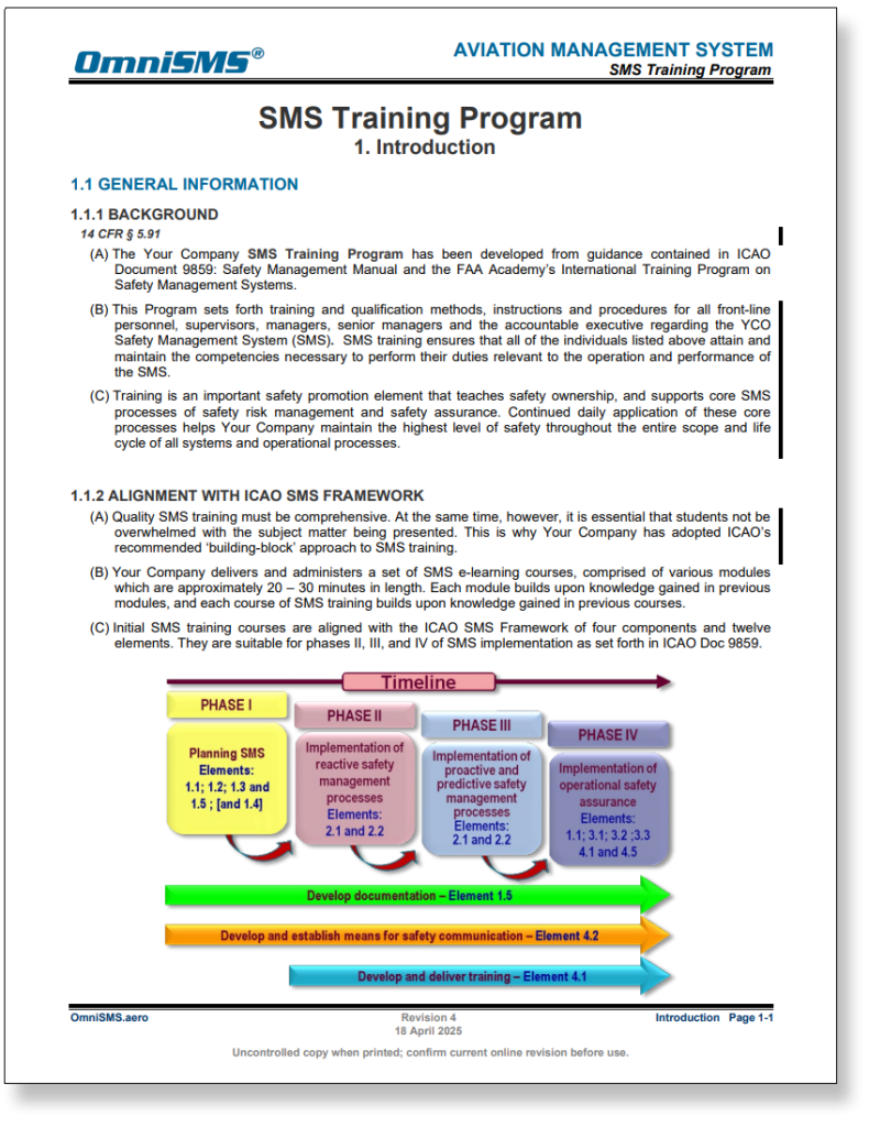 Aviation SMS Software for Safety, QA & Emergency Planning